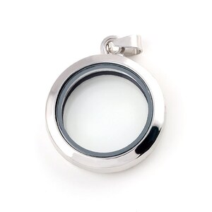 30mm Round Floating Locket Pendant,floating Glass Locket ,magnet ...