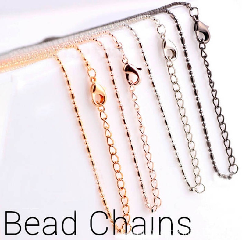 24 60mm ball Necklace Chain for Lockets | Etsy