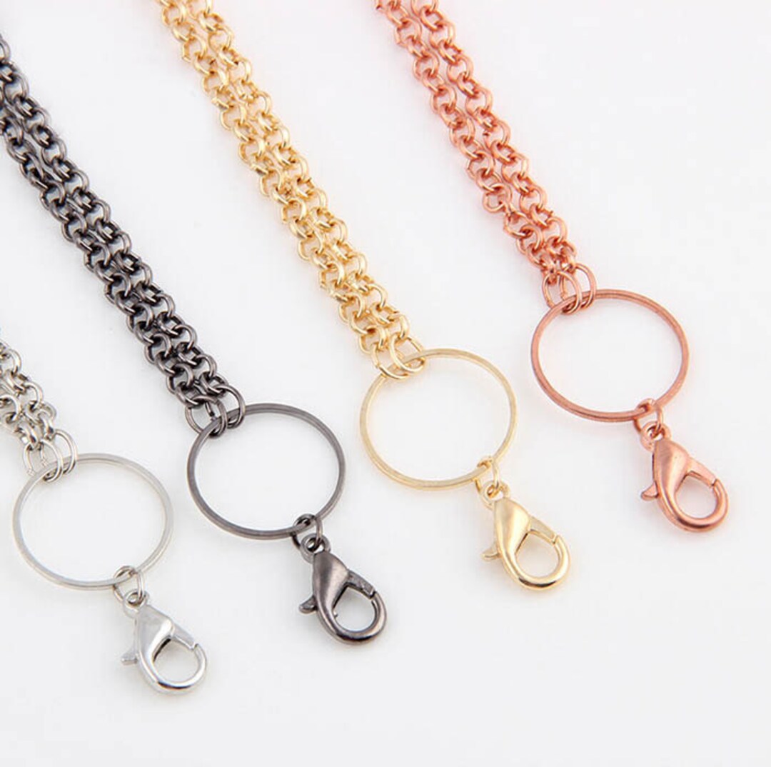 24 60mm Rolo Floating Locket Chain , Living Locket Chain ,floating ...