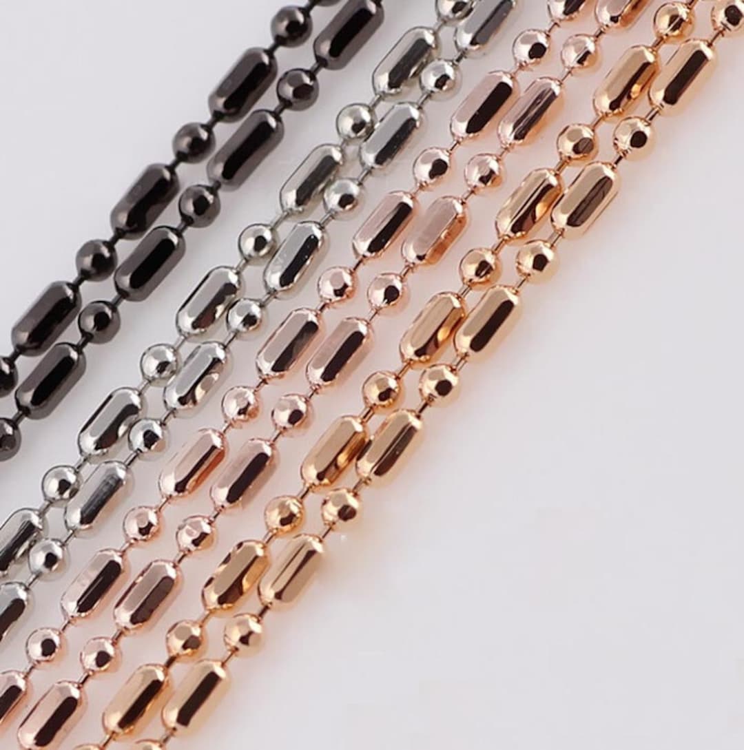 24 60mm ball Necklace Chain for Lockets ,living Locket Chain ,floating ...