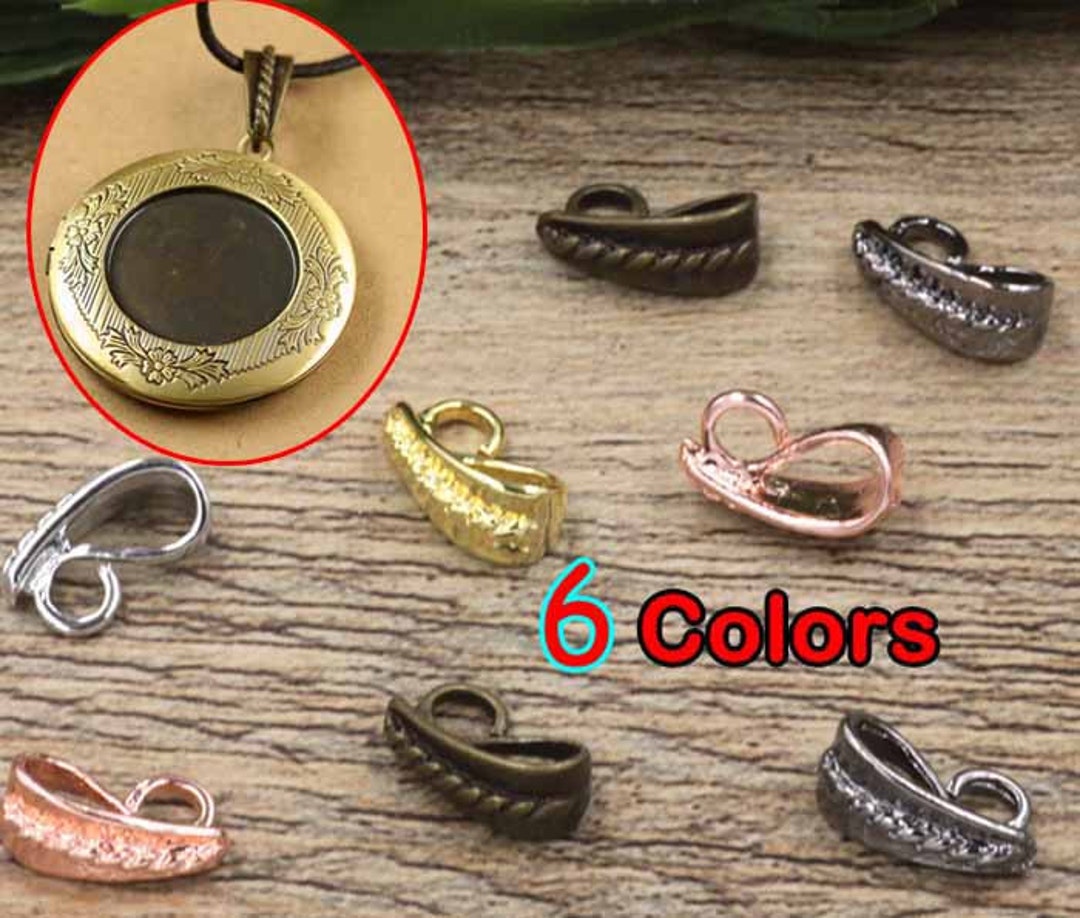 10pcs Brass Locket Link , 6 Colours ,photo Locket Connector , Locket ...