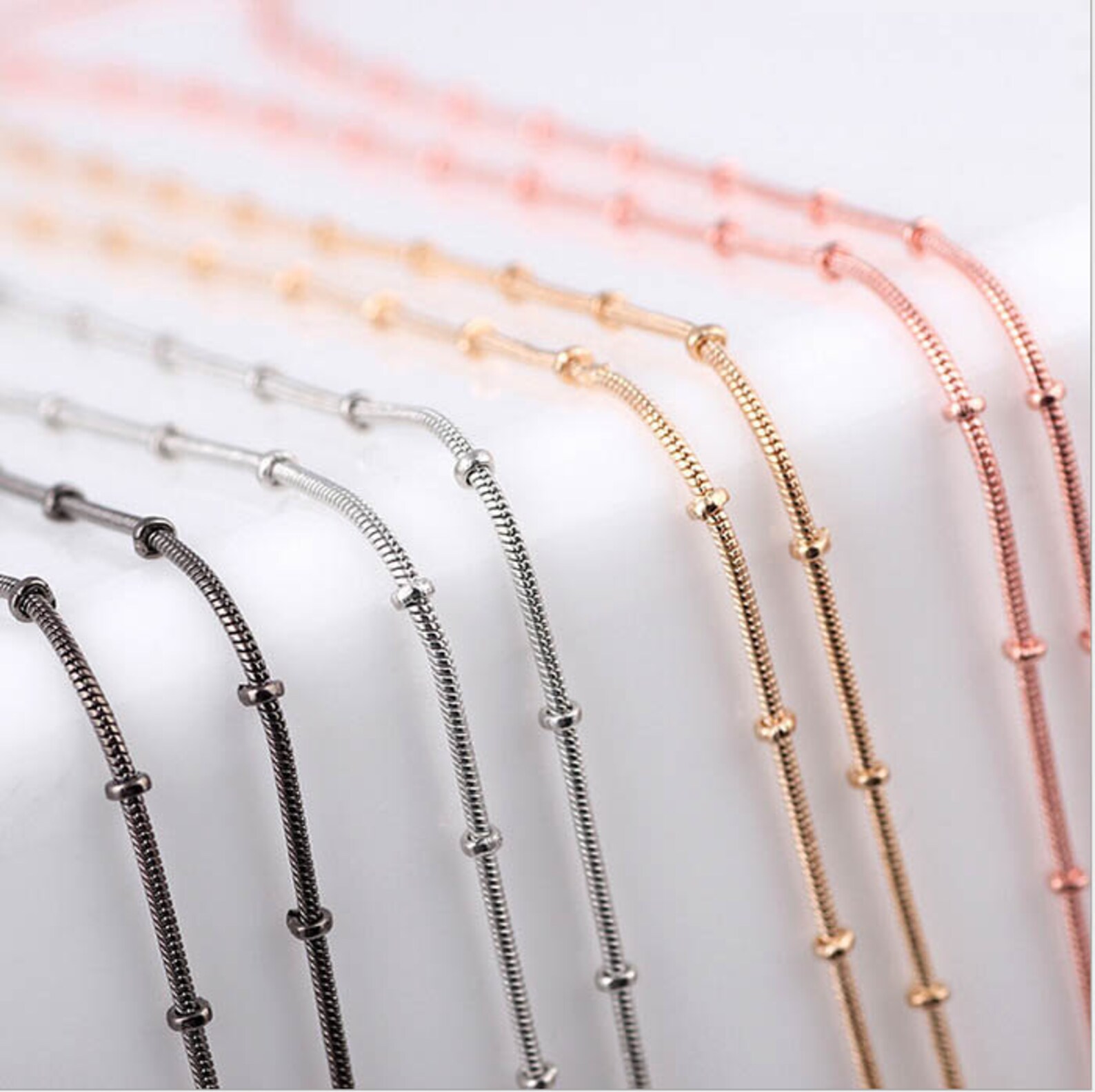 24 60mm Snake Necklace Chain for Floating Lockets - Etsy