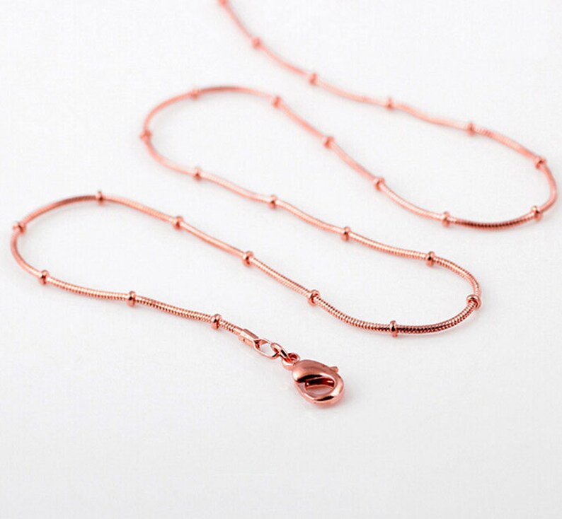 24 60mm Snake Necklace Chain for Floating Lockets - Etsy