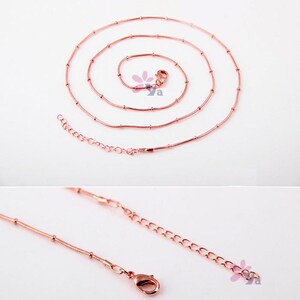 24 60mm Snake Necklace Chain for Floating Lockets ,living Locket Chain ...