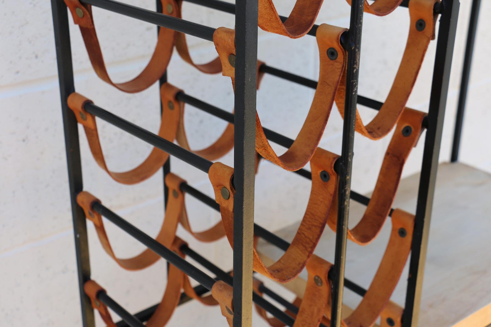 Vintage 1960s Extra Large Wine Rack With Shelving by Arthur Umanoff - Etsy