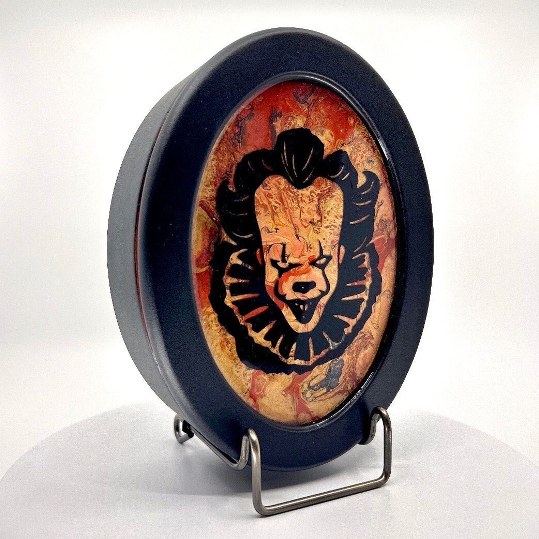 Pennywise Portrait Box Resin Pour Horror Movie Decor - Etsy