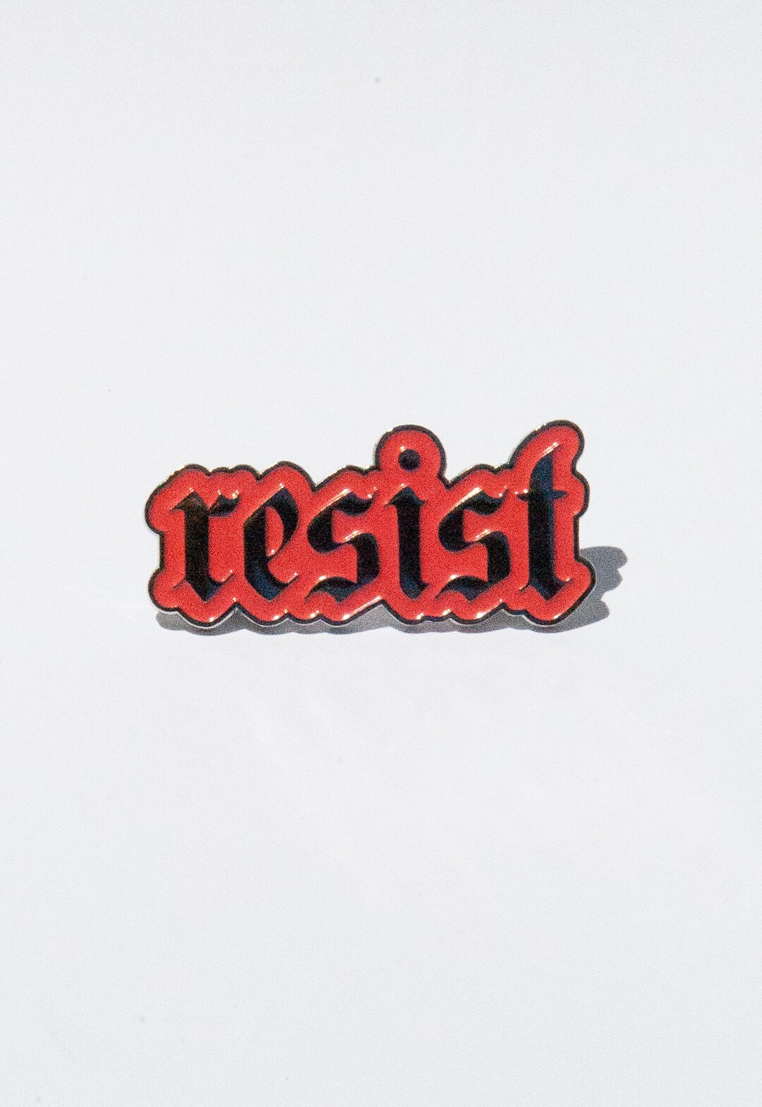 RESIST Enamel Pin - Etsy