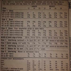 1960s Vintage Simplicity Pattern - 8090 (1960) - Dress - Size 13 Bust ...