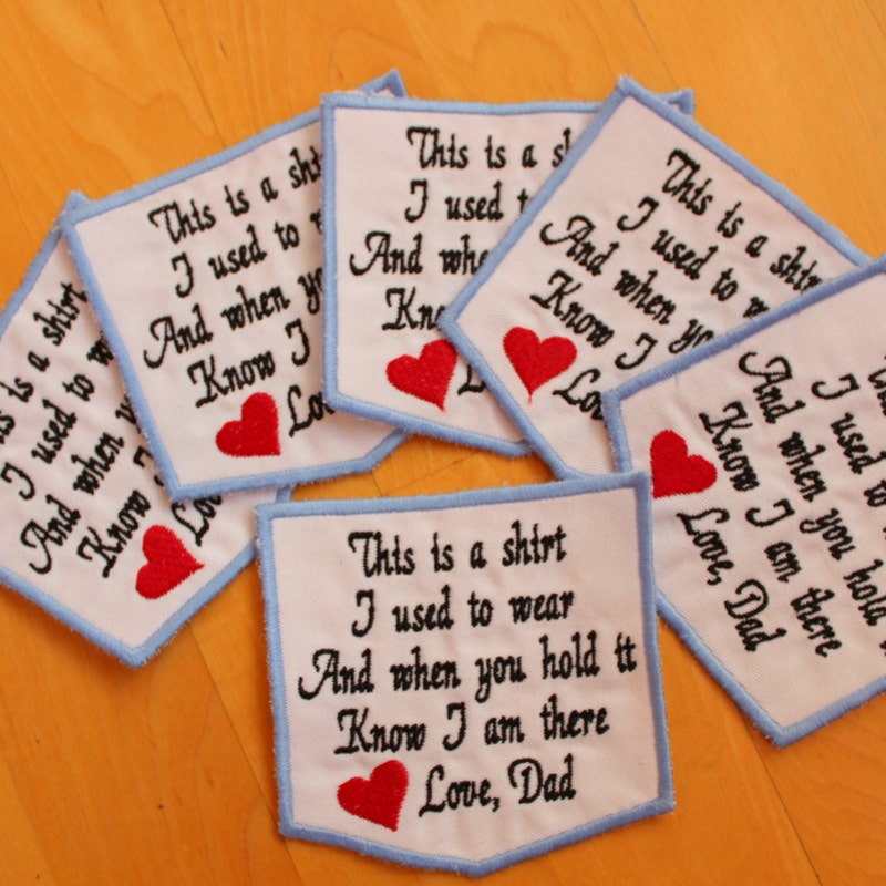 Memory Pillow Patch - Etsy