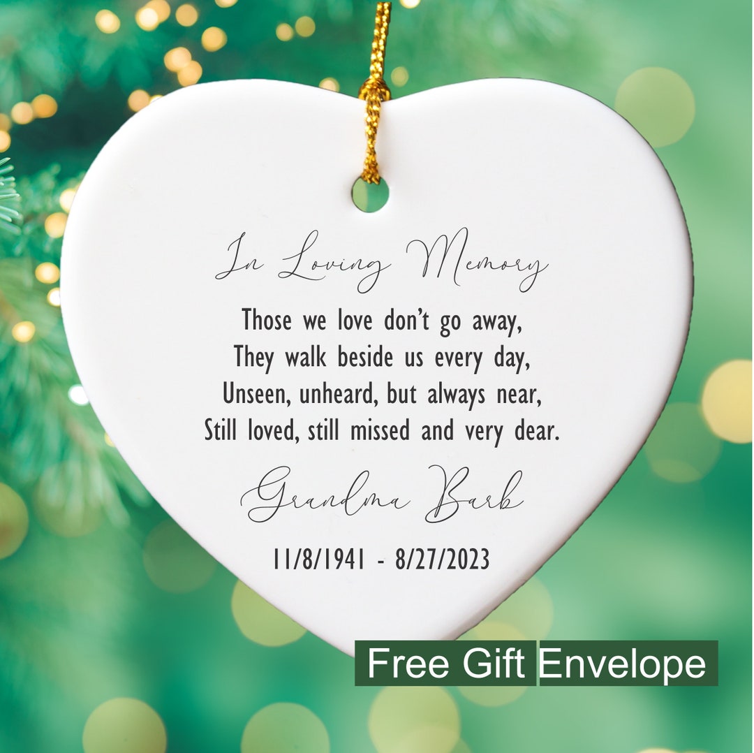 In Loving Memory Remembrance Keepsake, Memorial Wall Hanging Decor ...