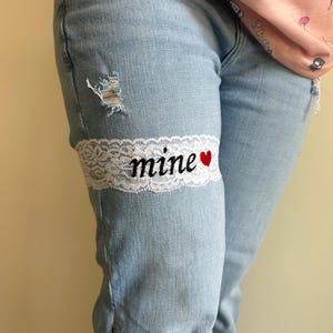 Mine Garter Embroidered, Guilty as Sin, Eras Tour Outfit - Etsy