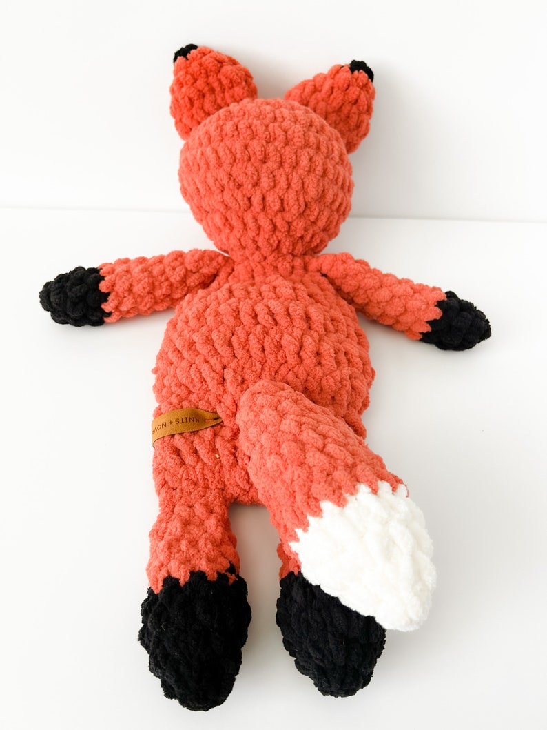 The Woodland Fox Crochet Pattern, Crochet Critter, Snuggler Toy - Etsy