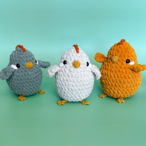 Cheeps the Chick Crochet Pattern, Baby Chick, Chicken, Snuggle Toy ...