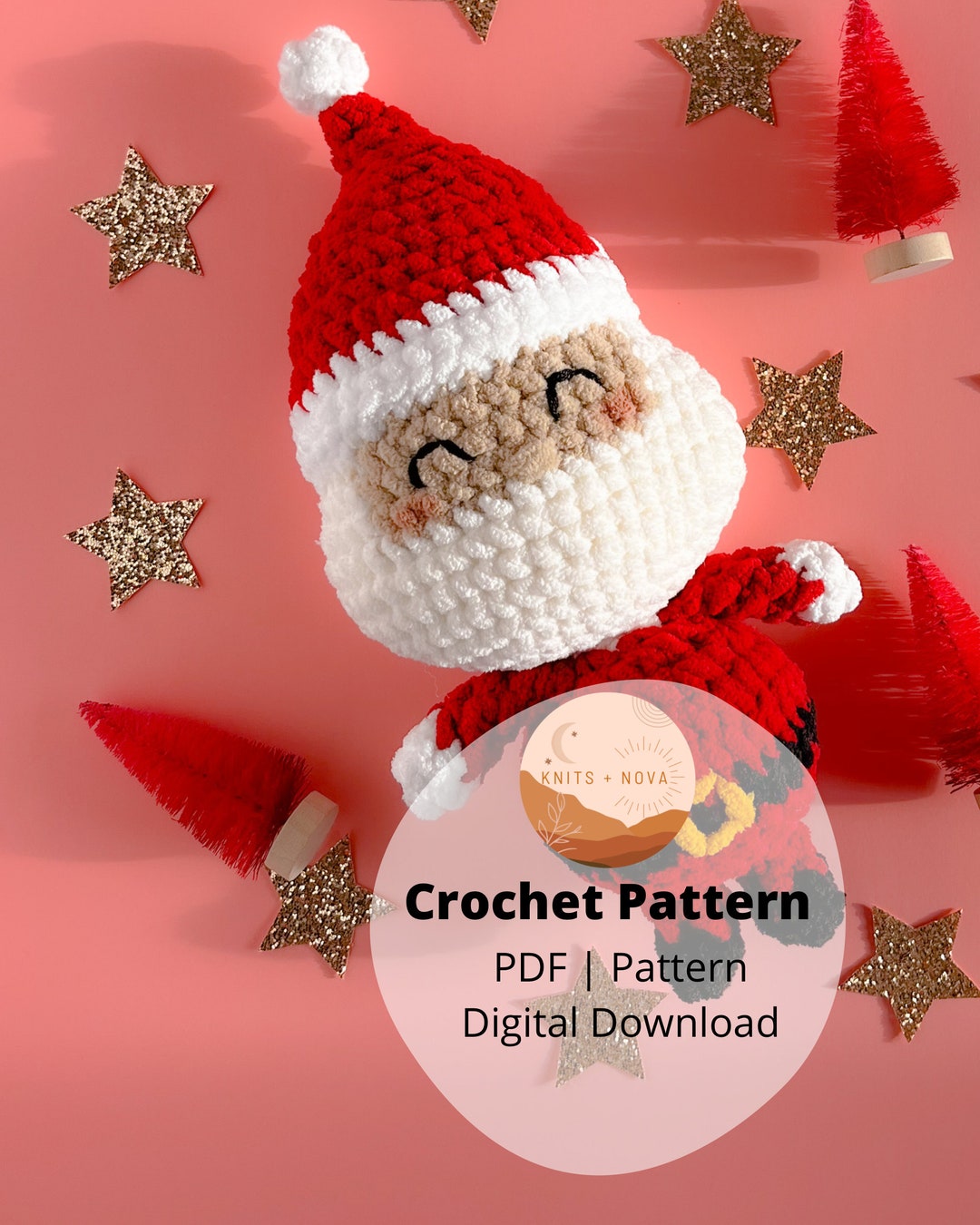 The Santa Claus Crochet Pattern, Crochet Saint Nick , Chris Cringle ...