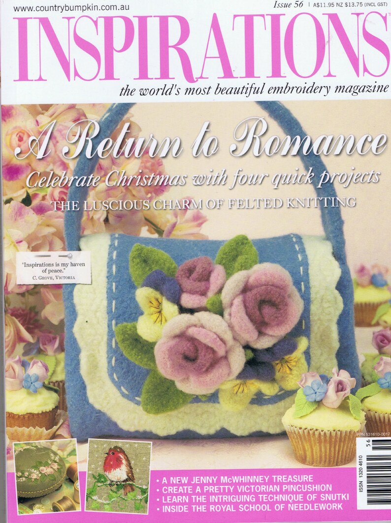 INSPIRATIONS MAGAZINE Issue 56 Pattern Attached VGC - Etsy
