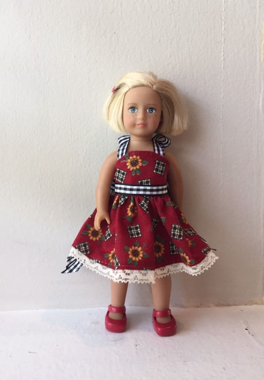 6" Mini Doll Clothes: Halter Sundress - Etsy