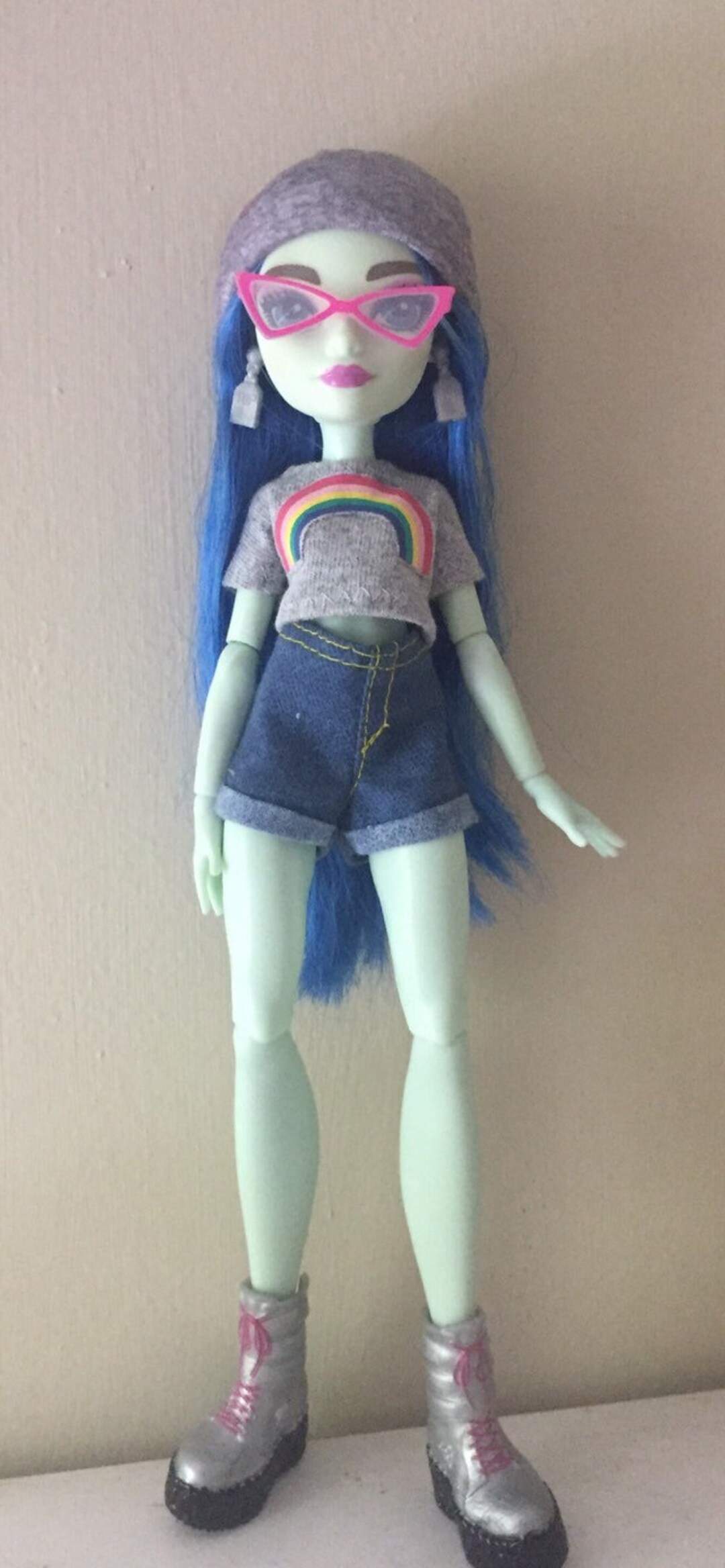 Fits Monster High G3 Dolls: Jean Shorts and Tee - Etsy