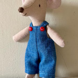 Fits Maileg Mice: Overalls for Big Brother - Etsy