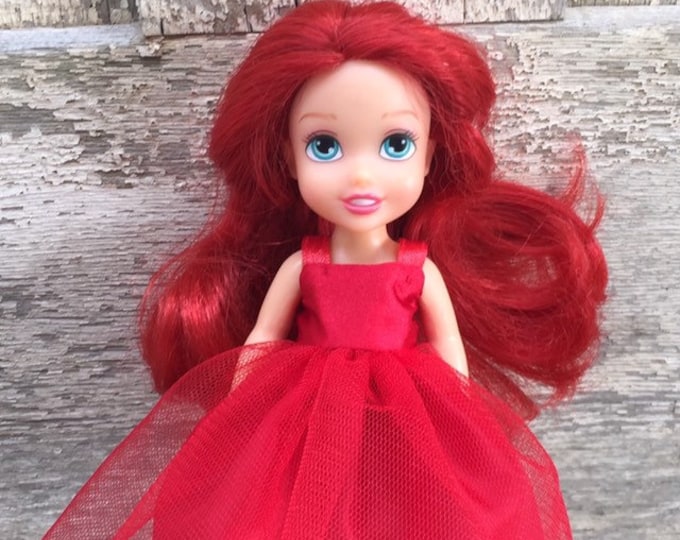 Red Ballgown for 6" Disney Toddler Princess Dolls - Etsy