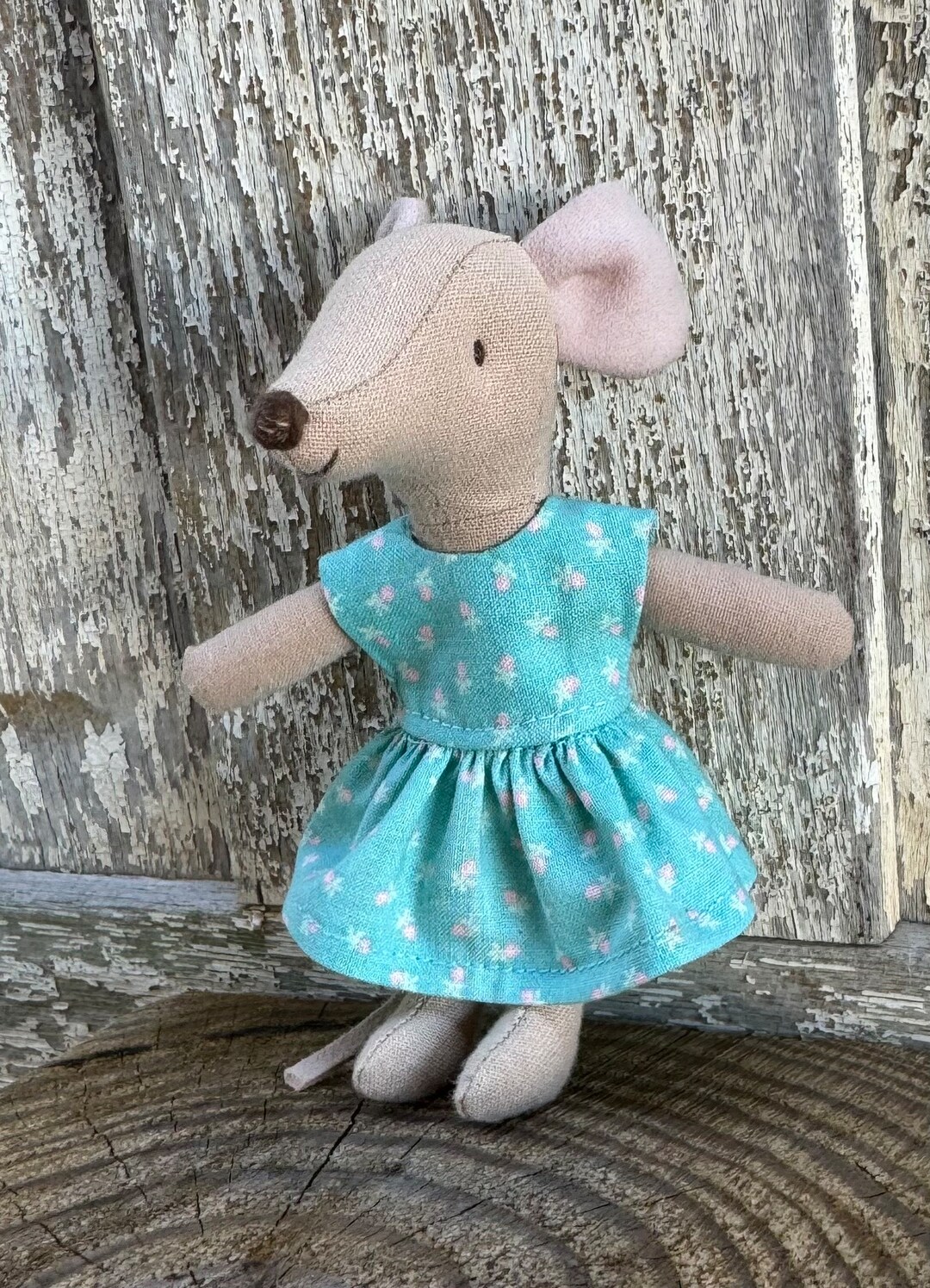 Fits Maileg Mice: Floral Print Dress for Big Sister - Etsy
