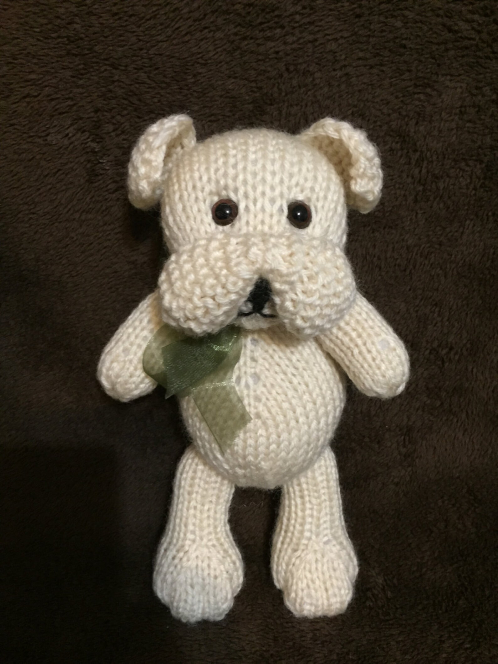 Rocky the Bulldog Puppy (KNITTING PATTERN) - Etsy