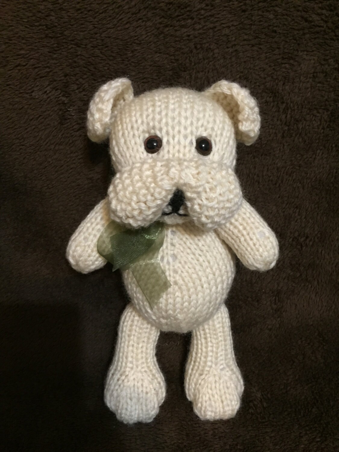 Rocky the Bulldog Puppy (KNITTING PATTERN) - Etsy