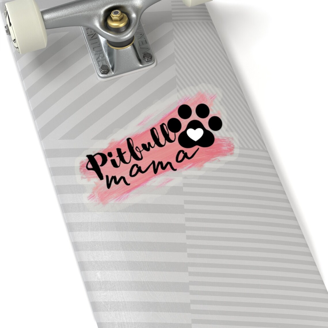 Pitbull Mama Kiss-cut Stickers Dog Mom Sticker Fur | Etsy