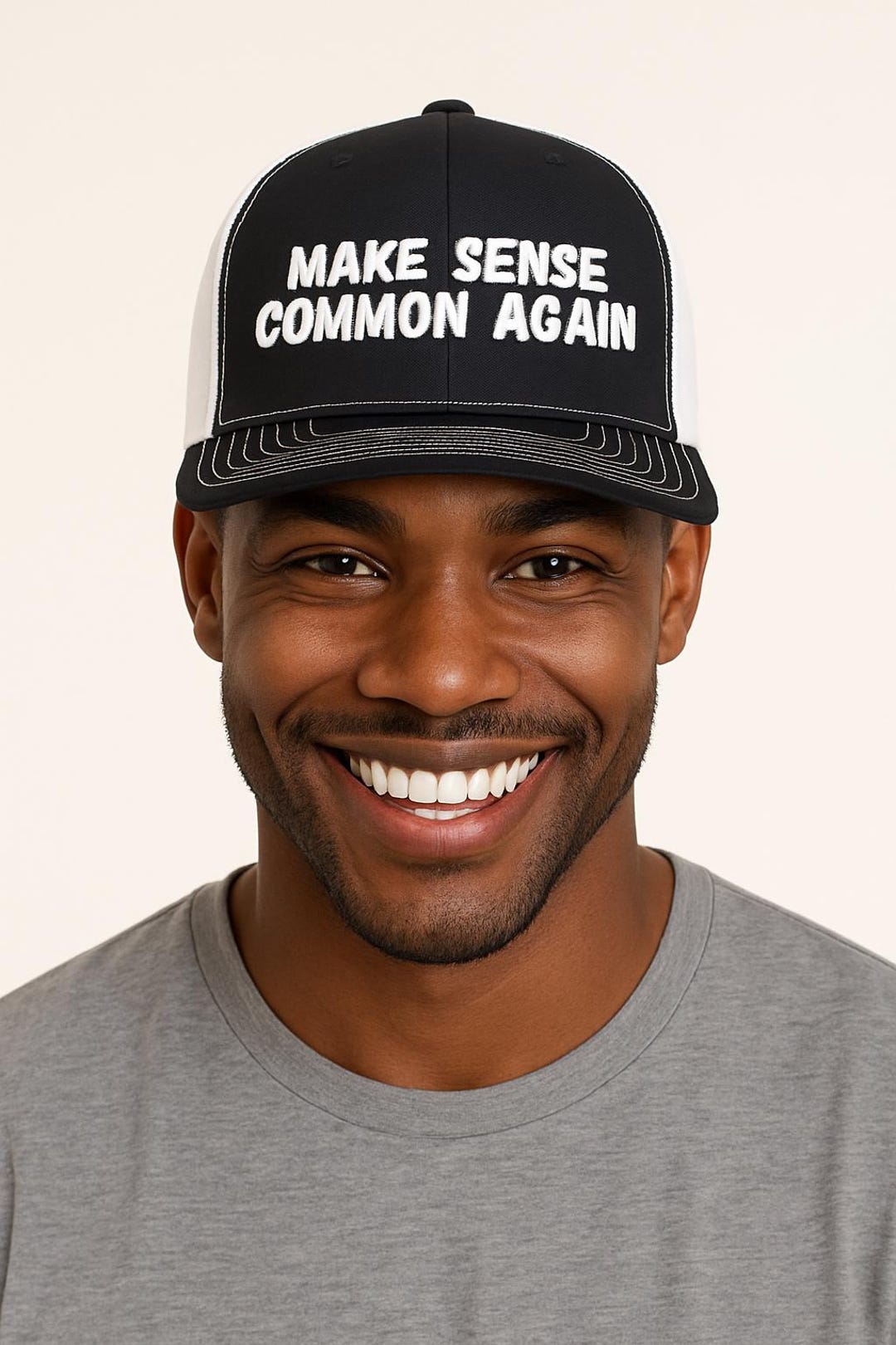 Make Sense Common Again Trucker Cap | Cotton-polyester Snapback - Etsy