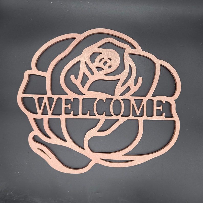 Wooden Rose Name Sign - Etsy
