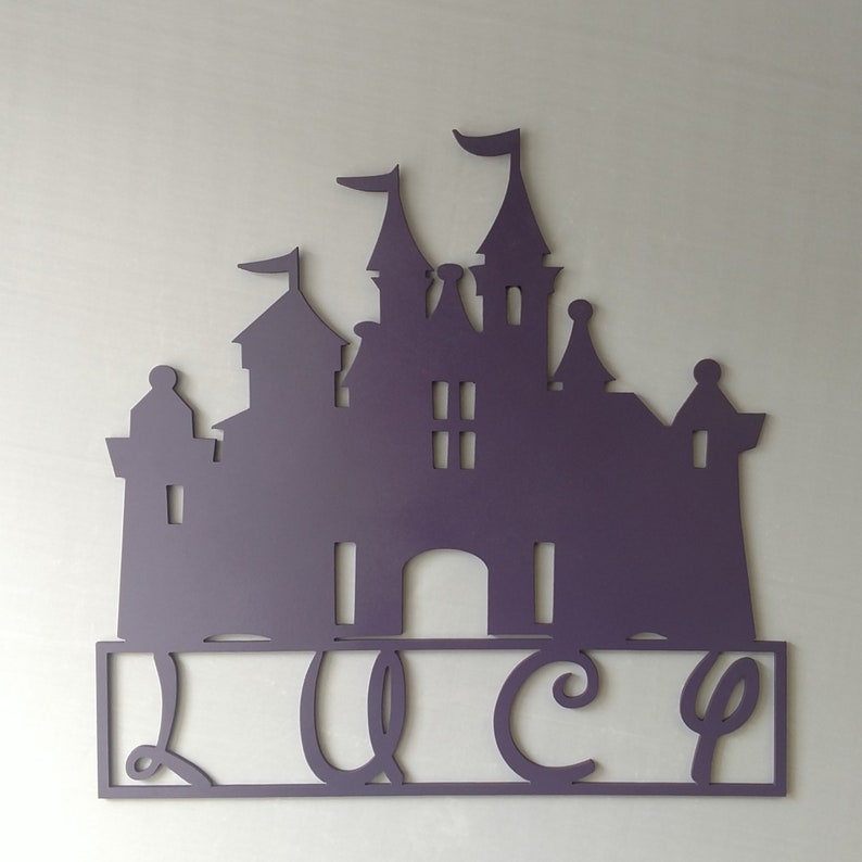 Fairy Tale Princess Castle Name Sign | Etsy