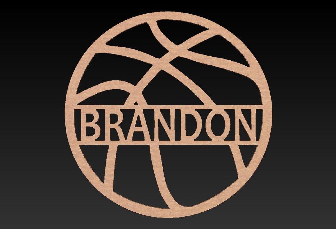 Wooden Basketball Name Sign - Etsy