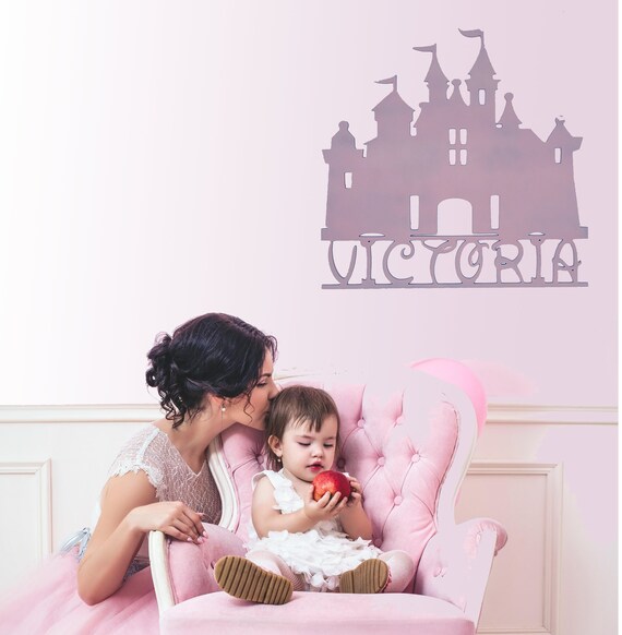 Fairy Tale Princess Castle Name Sign | Etsy