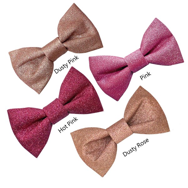 Pink Bow Tie - Etsy