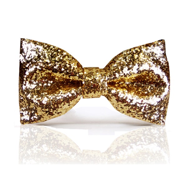 Gold Bow Tie - Etsy