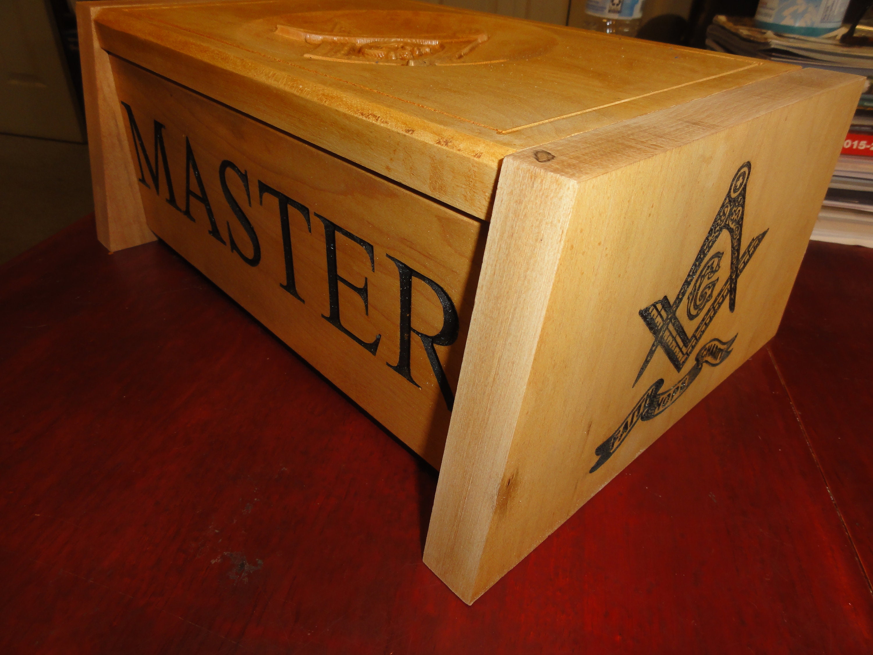 Masonic Free Mason Box 9.5x13 Great for Gifts Simply | Etsy