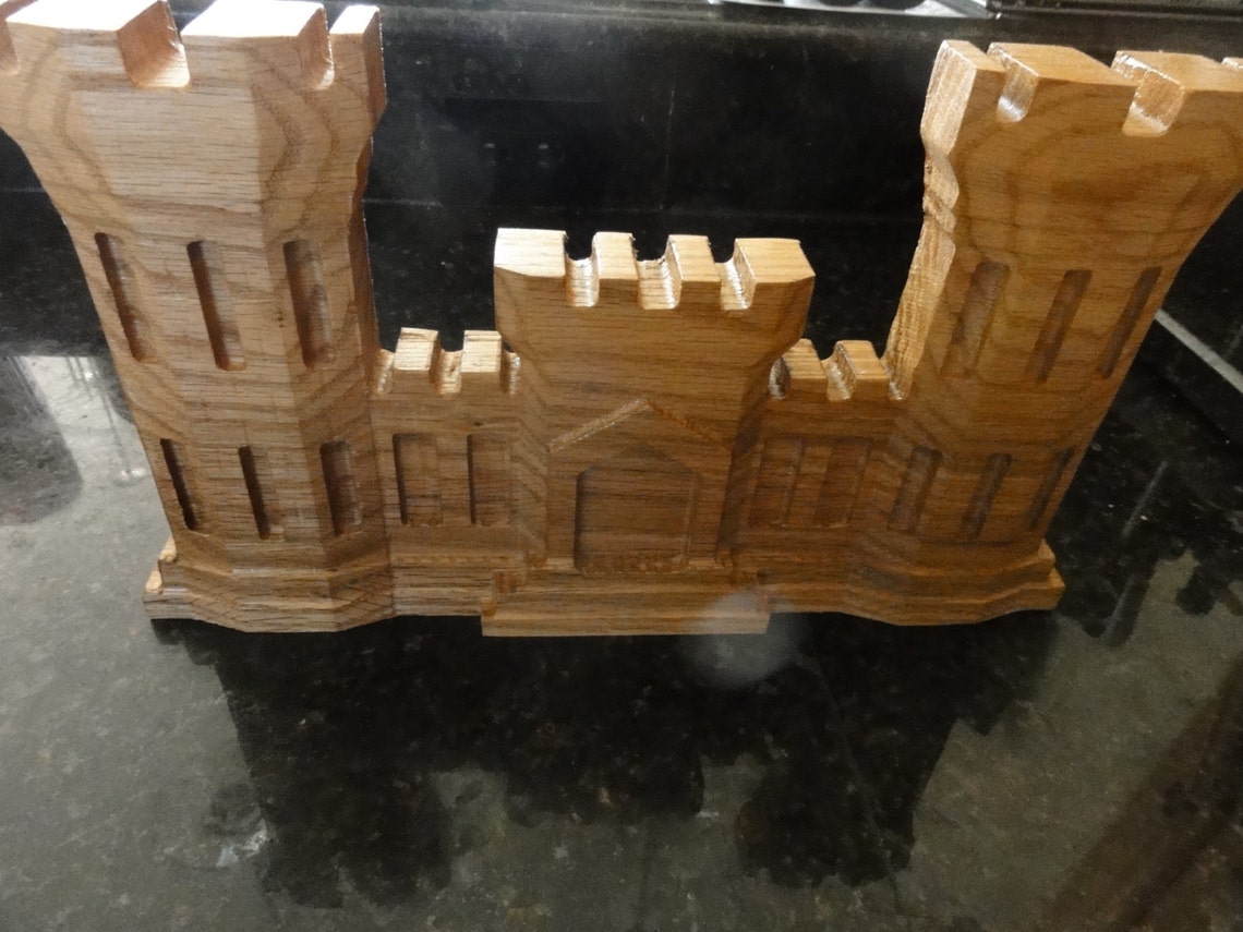 Standing Engineer Castle your Choice of Approx 14x8x1.5 or | Etsy