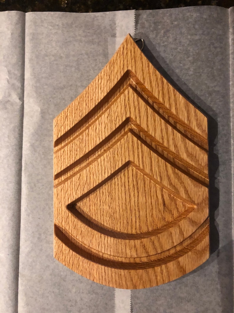 Sergeant First Class, SFC, E-7 Plaque Approx 11x7 - Etsy