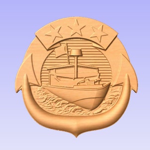 US Navy Small Craft Pin (your Choice of Size and Wood) - Etsy