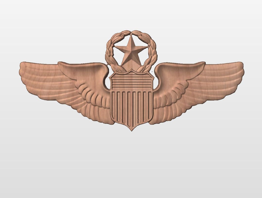 USAF Pilot Wings ( Your Choice of Wood, Style and Size) United States ...