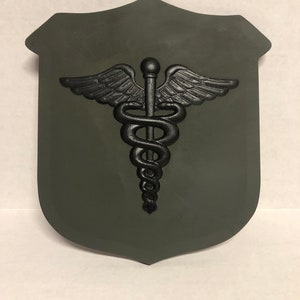 US Navy Corpsman Shield Collar Pin (your Choice of Size) - Etsy
