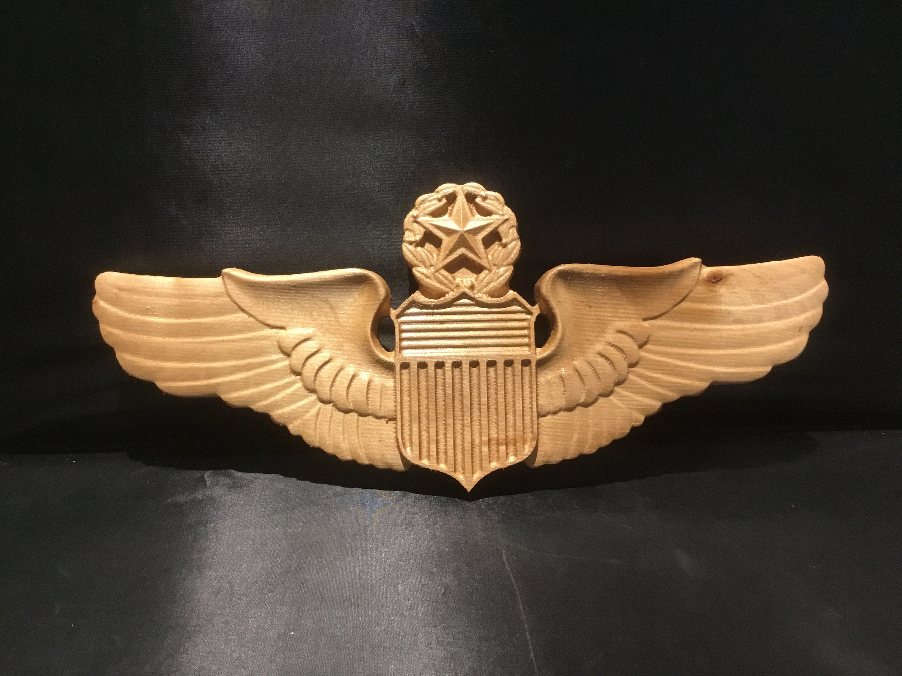USAF Pilot Wings Your Choice of Wood Style and Size United - Etsy