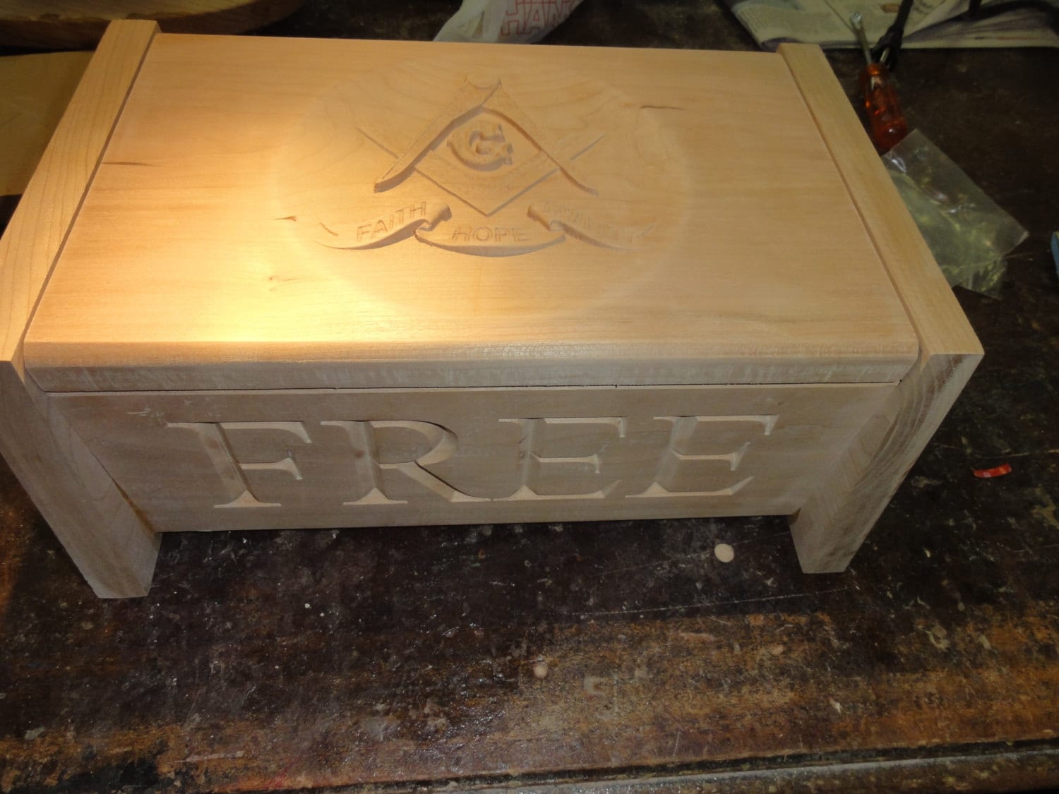Masonic Free Mason Box 9.5x13 Great for Gifts, Simply Beautiful. - Etsy