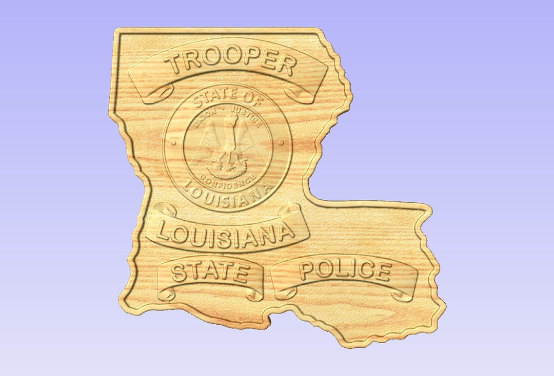 Louisiana State Police, Game Warden Approx. 11" (your Choice of Wood ...