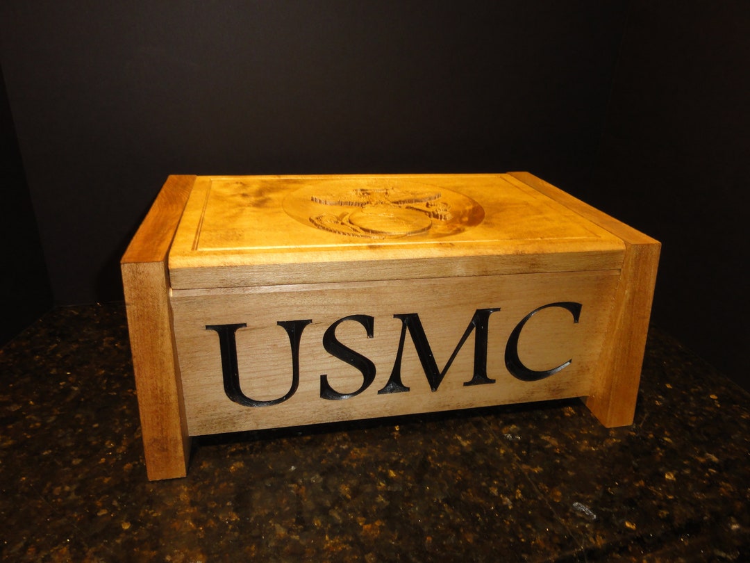 Usmc/globe & Anchor Box 9.5x13 Gift Box Great for Gifts, Retirements ...