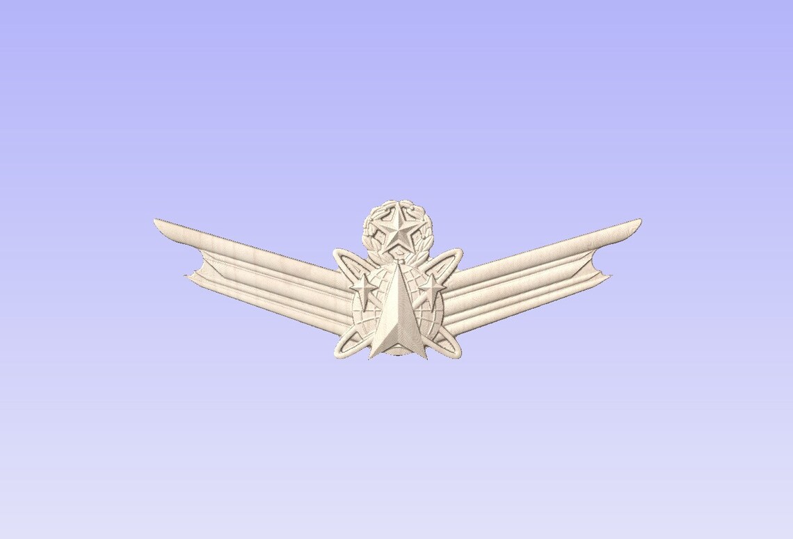 USAF Space Operations Badge your Choice of Wood Style and - Etsy