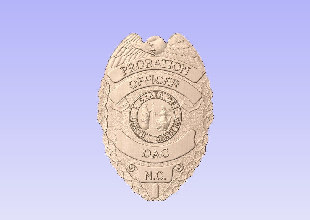 North Carolina Probation Officer Approx 13" (your Choice of Wood ...