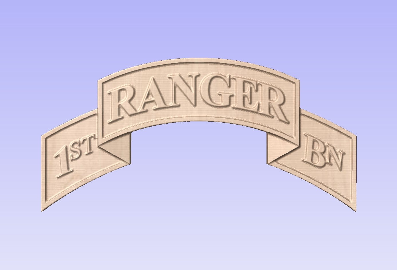 75th Ranger Regiment Scroll approx. 17x7 Your Choice 75th | Etsy