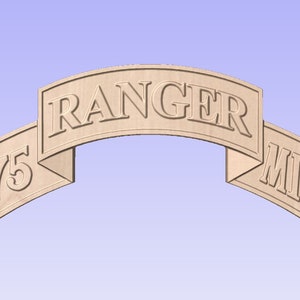 75th Ranger Regiment Scroll Approx. 17x7 (your Choice 75th 1st, 2d, 3d ...