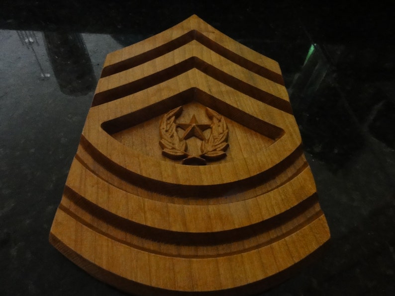 Command Sergeant Major E-9 Plaque Approx 10x6 | Etsy