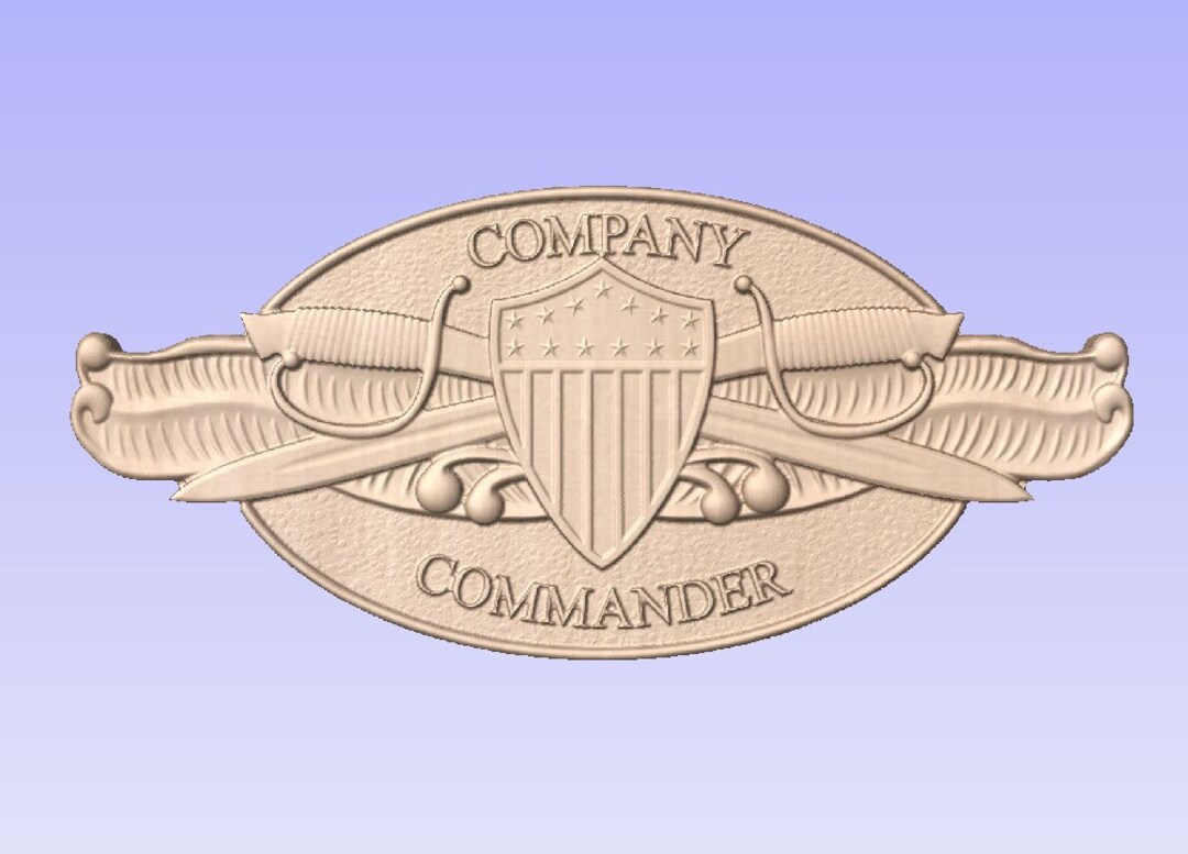 USCG Company Commander Approx 15" (your Choice of Wood) - Etsy